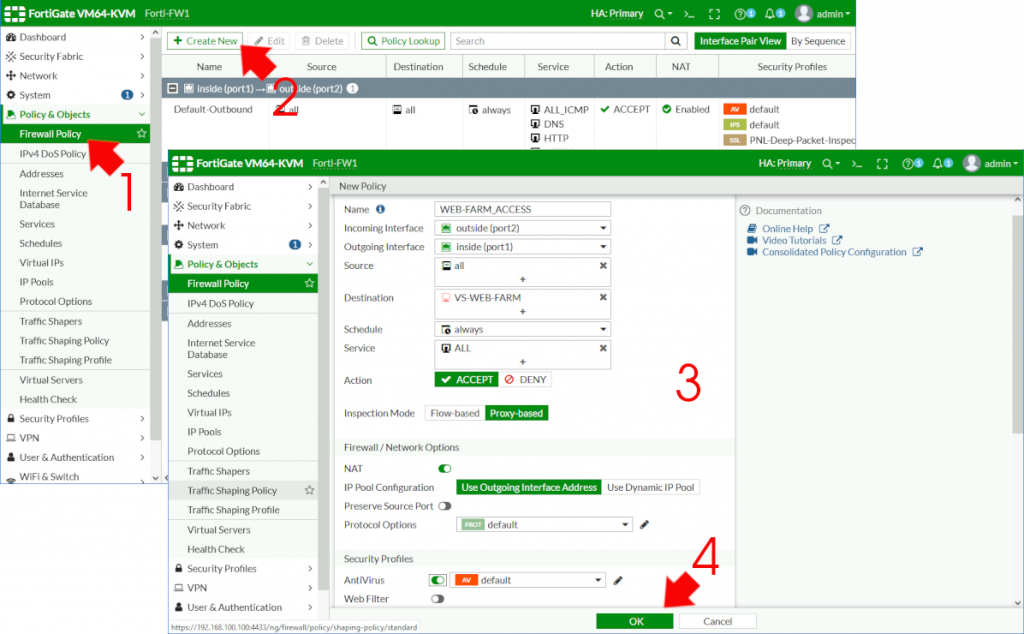 Fortigate Load Balancing | PeteNetLive