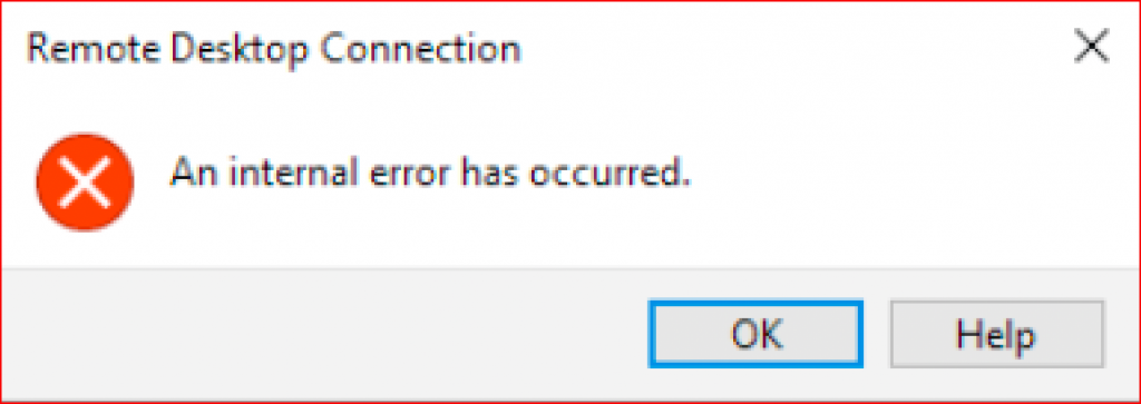 RDP Errors - Connection Errors | PeteNetLive
