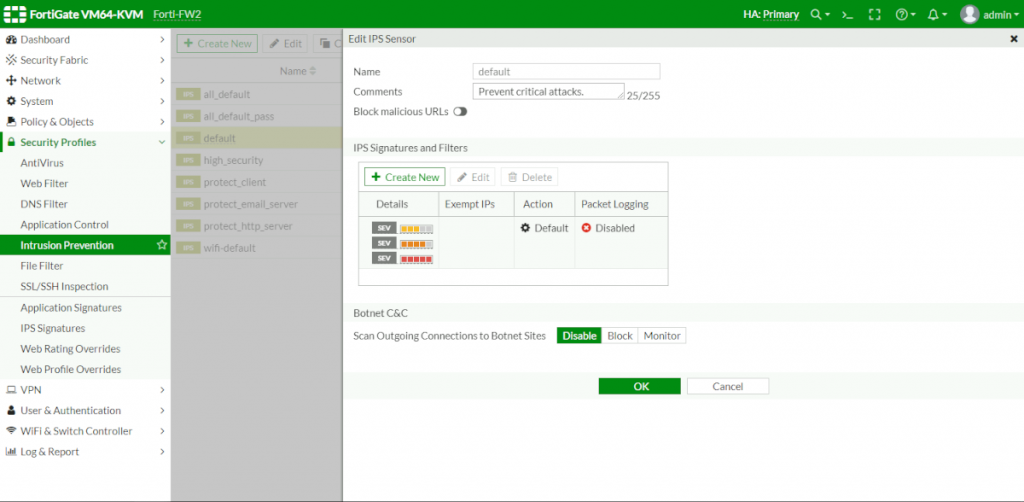 FortiGate IPS (IDS) | PeteNetLive