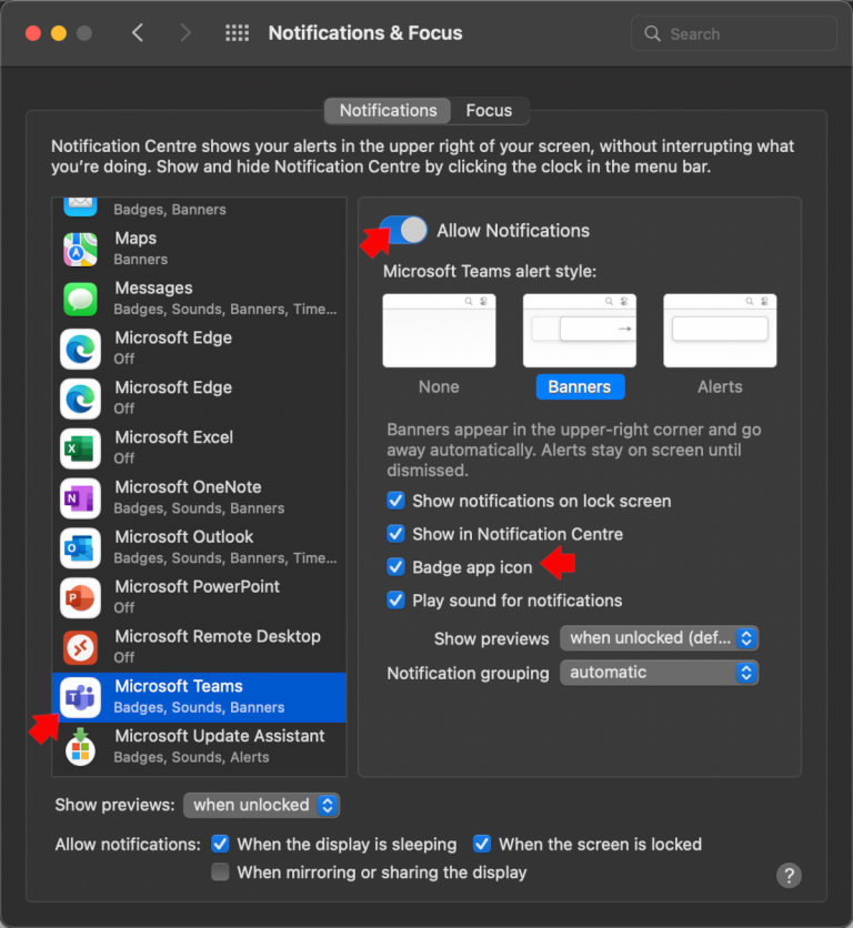 MS Teams Notifications Missing (macOS) | PeteNetLive