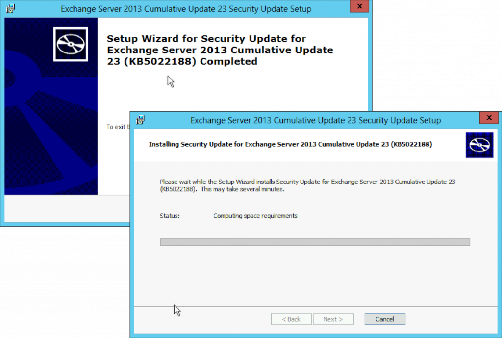 Exchange 2013 to 2019 Upgrade | PeteNetLive