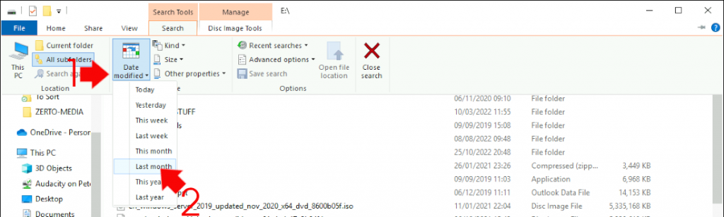 Find Modified Files In a Folder (By Age and Date) | PeteNetLive