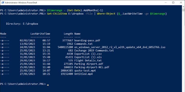 Find Modified Files In a Folder (By Age and Date) | PeteNetLive
