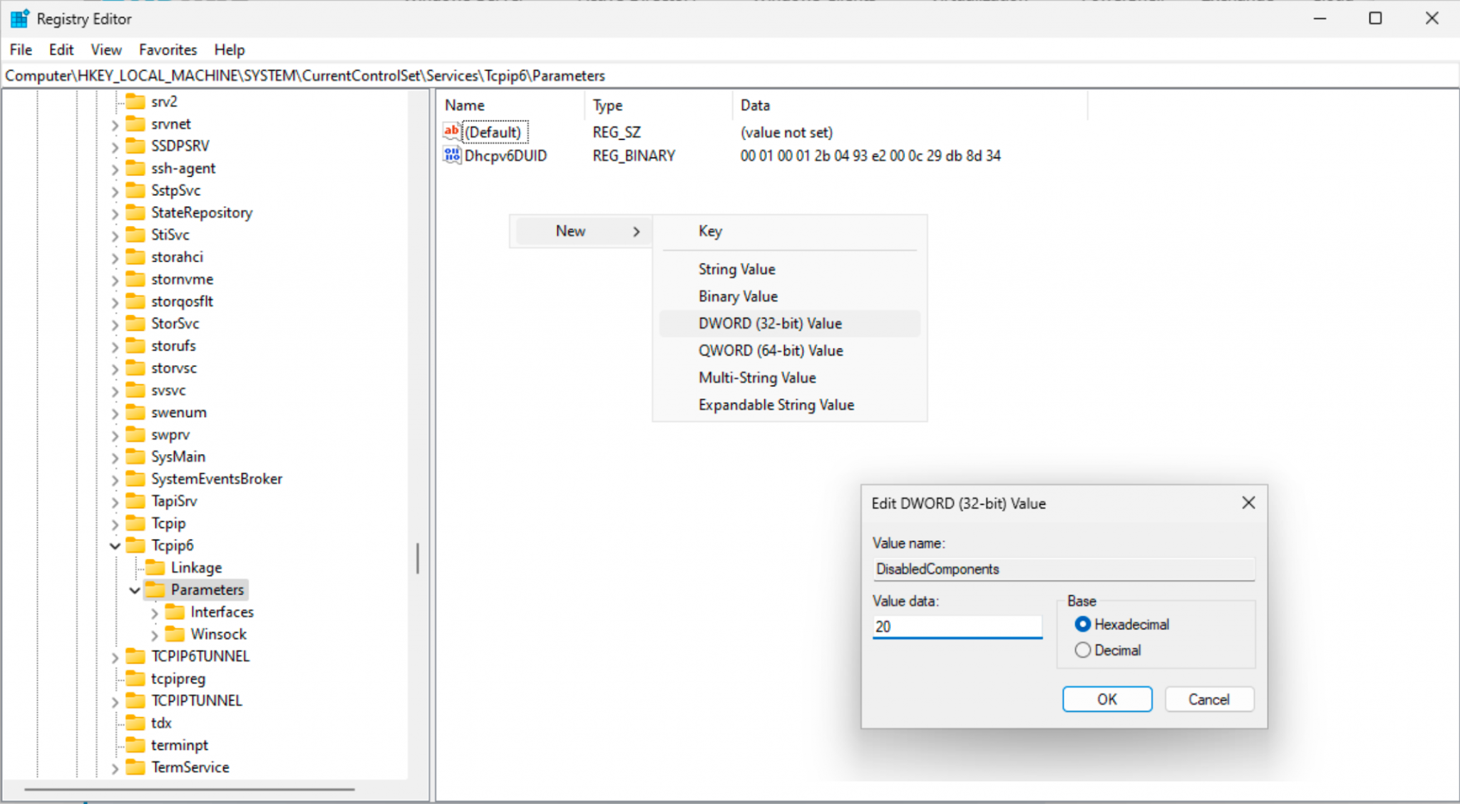 Disabling IPv6 | PeteNetLive
