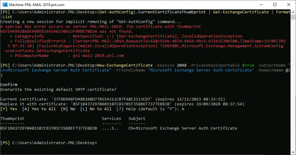 Exchange: Object Reference Not Set To An Instance Of An Object ...
