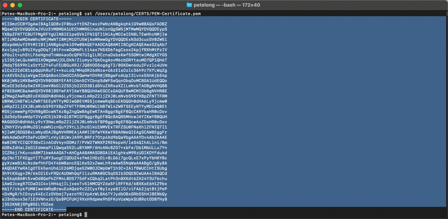 Convert Certificates CER/CRT/PEM | PeteNetLive