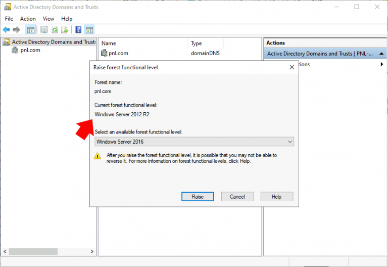 Considerations Before Upgrading Functional Levels | PeteNetLive