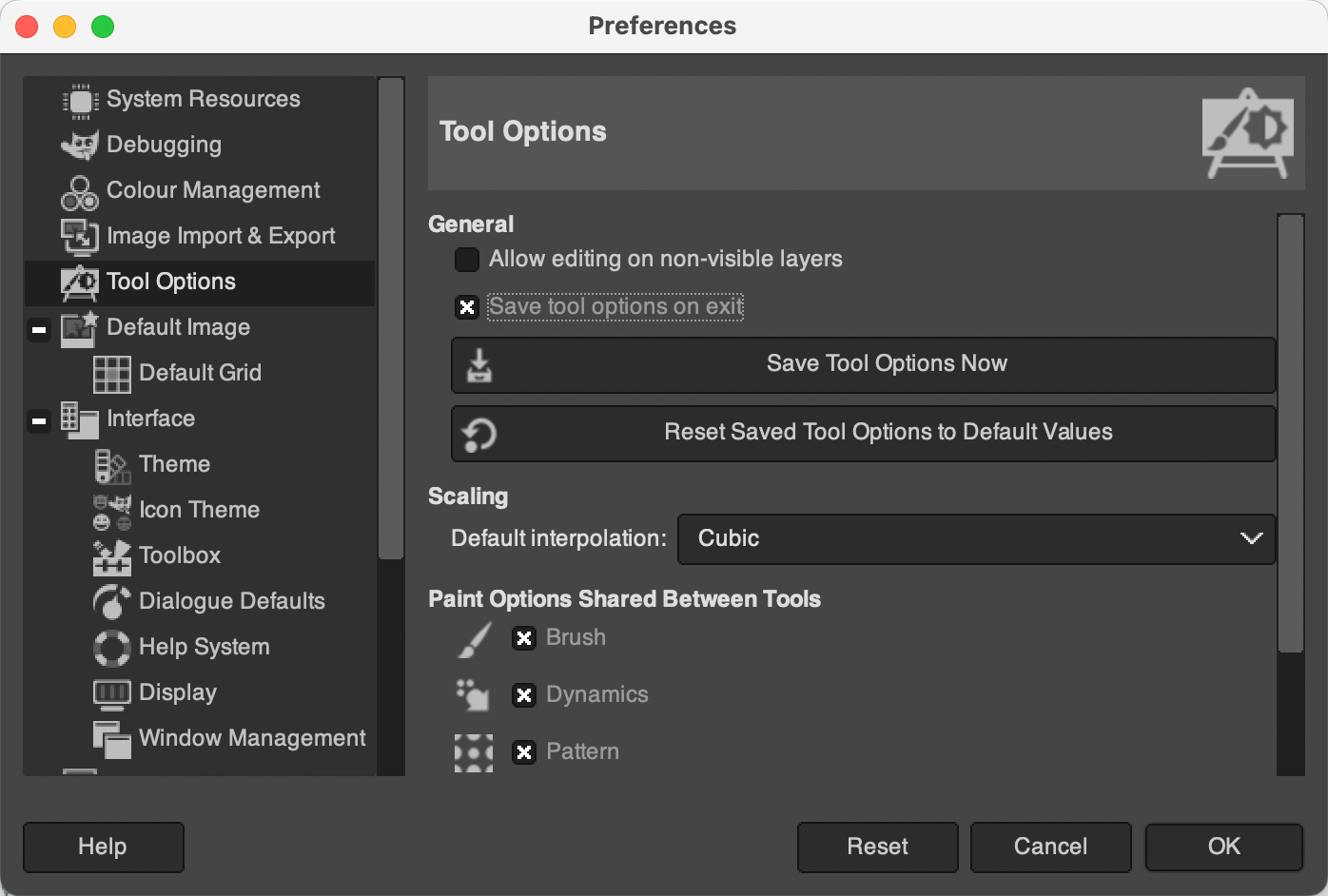 GIMP Default Text Tool Settings | PeteNetLive