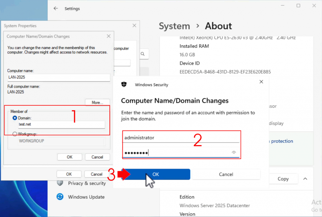 Windows Server 2025 Domain Join|PeteNetLive