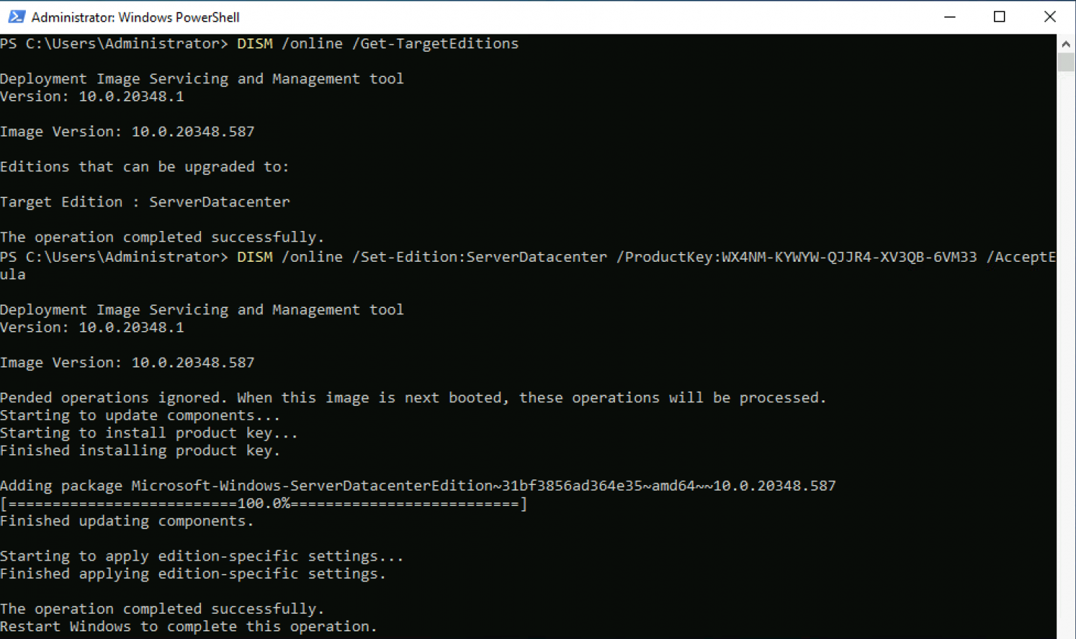 Windows Server Evaluation Extending & Converting | PeteNetLive