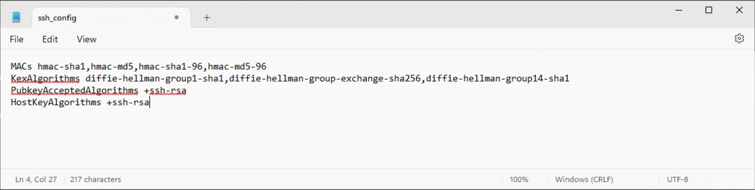 Windows SSH ‘No Matching Key’ | PeteNetLive