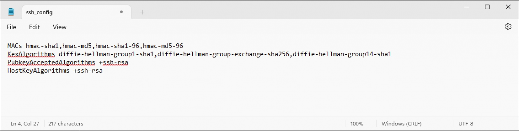 Windows SSH ‘No Matching Key’ | PeteNetLive