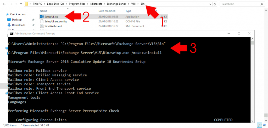 Manually Remove Exchange | PeteNetLive