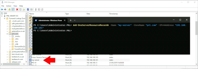 PowerShell DNS Records (Creating) | PeteNetLive