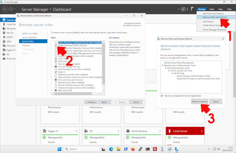 Best Practice: Demoting a Domain Controller | PeteNetLive